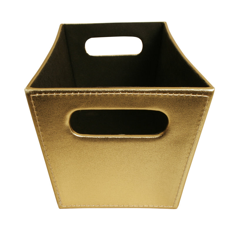 Union Rustic Decorative Storage Faux Leather Storage Bin "& Reviews ...