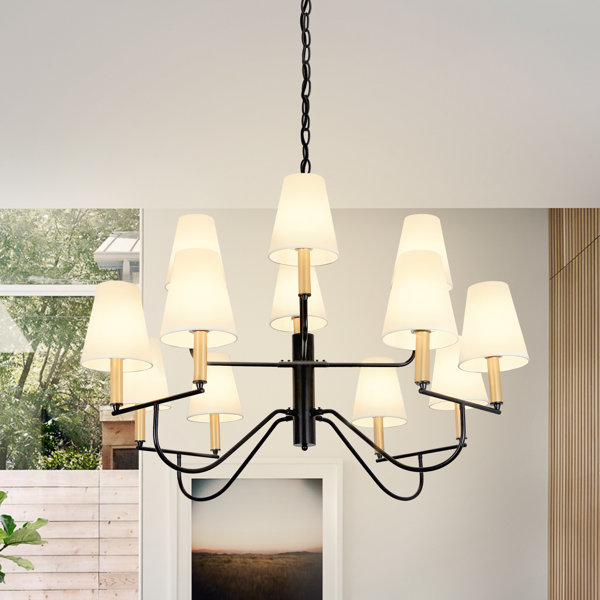 Lark Manor Stackhouse 12 - Lights Chandeliers Living Room Chandelier ...