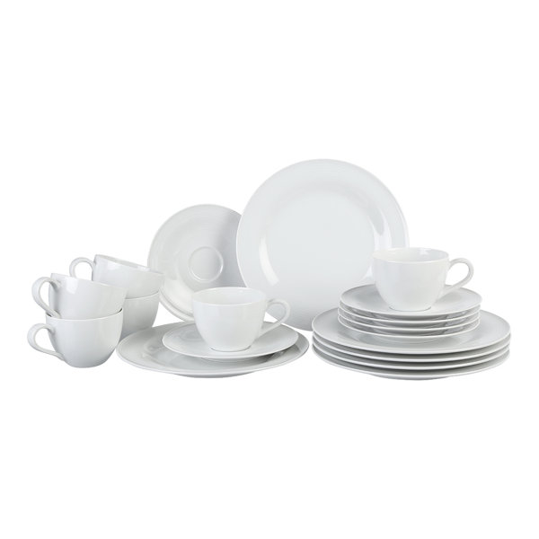 Seltmann Weiden Beat 18 Piece Bone China Dinnerware Set, Service for 6 ...