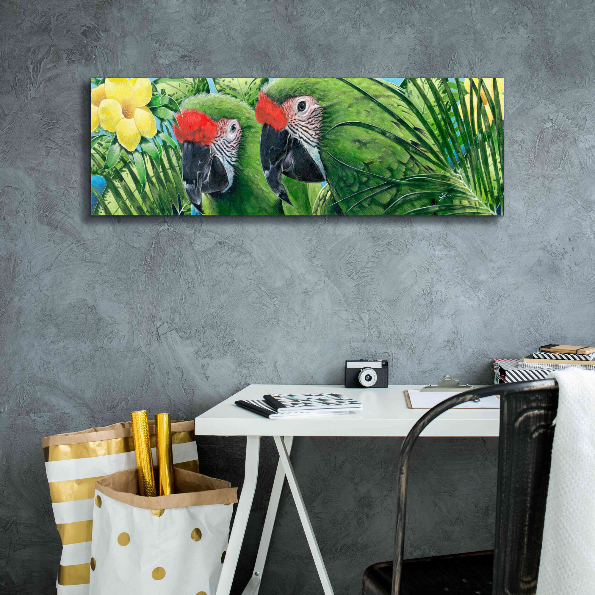 Bayou Breeze Amaratha Military Macaws by Durwood Coffey | Wayfair