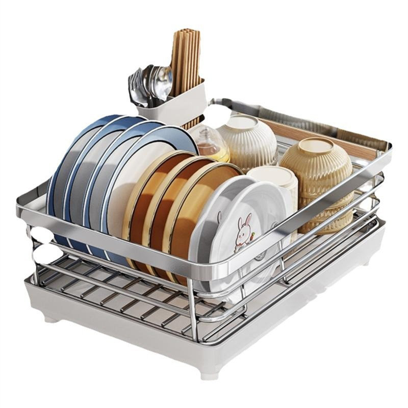 wuyi Large Capacity 304 Stainless Steel Dish Rack Organizer With ...