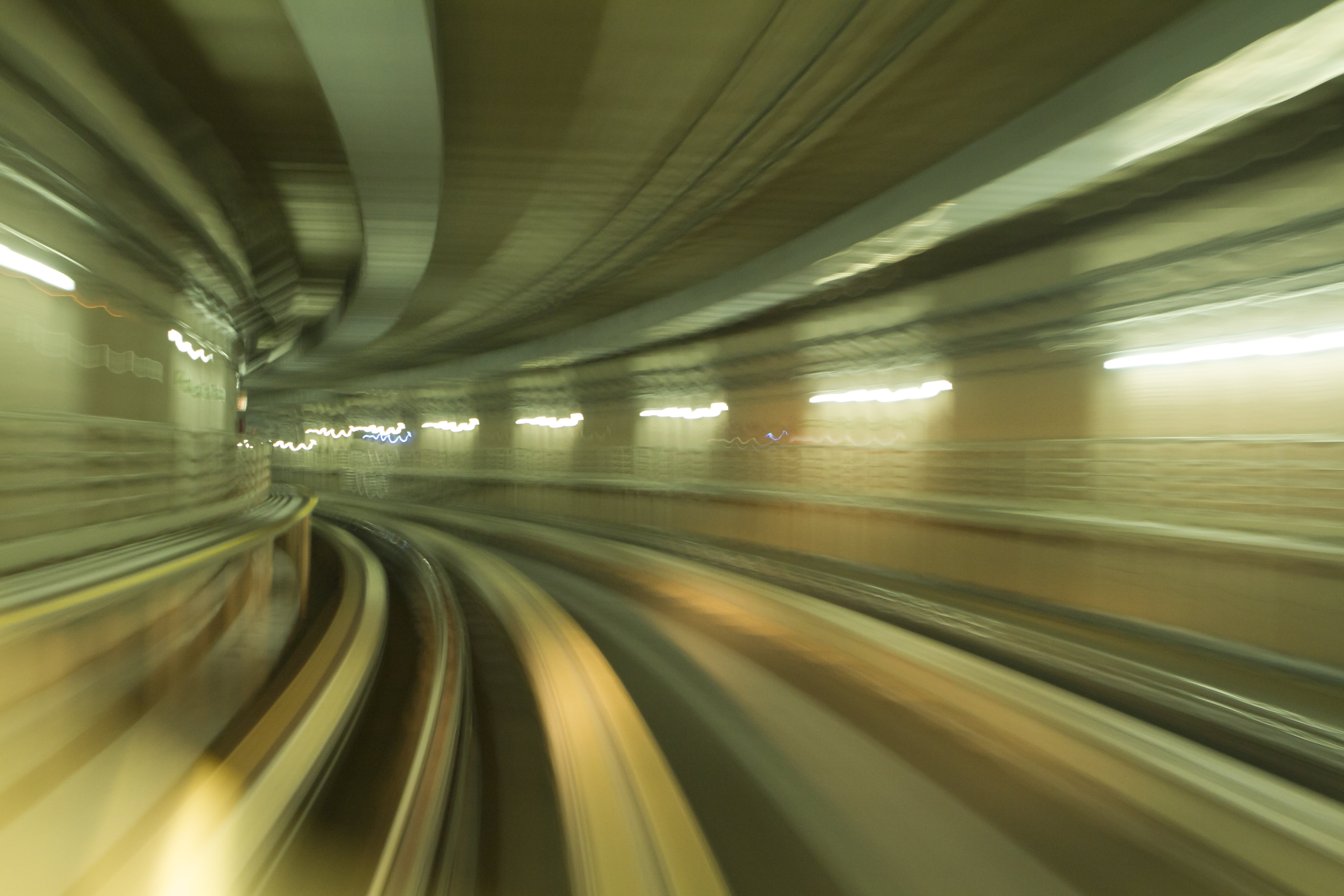 Ebern Designs Real Tunnel - Wrapped Canvas Graphic Art | Wayfair