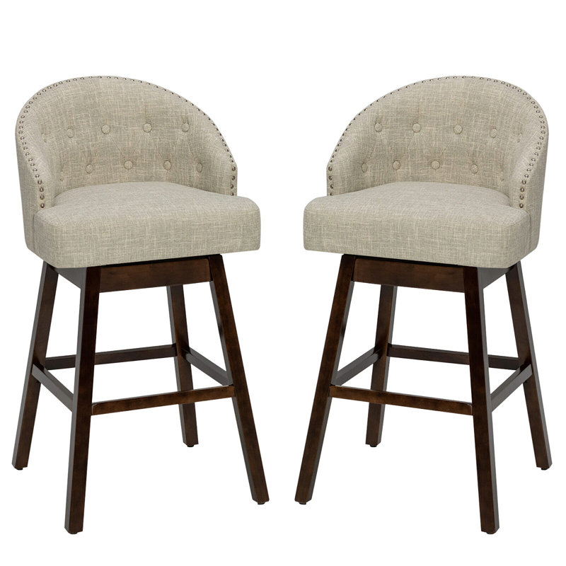Lark Manor Arihan Swivel 31'' Bar Stool | Wayfair