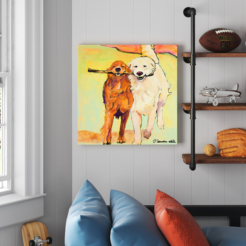 Archie & Oscar™ Stick With Me by Pat Saunders-White - Wrapped Canvas ...