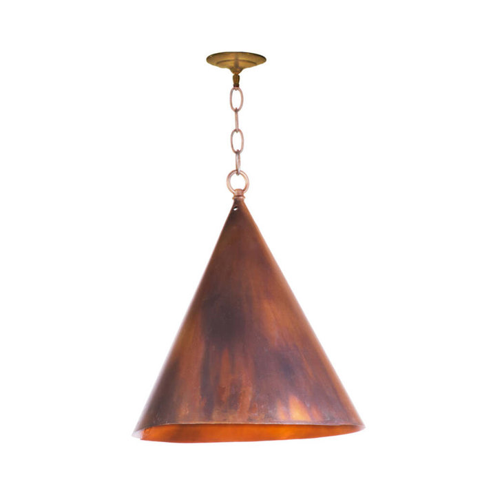 Lowcountry Originals Copper Cone Pendant | Wayfair