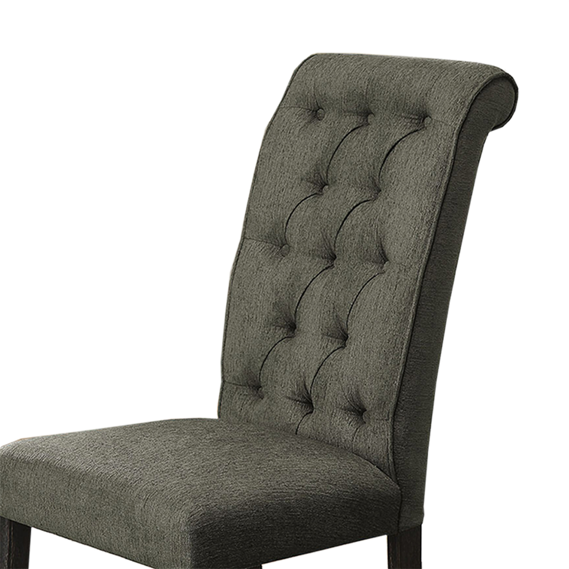 Red Barrel Studio® Graceful Upholstered Side Chairs Set | Wayfair