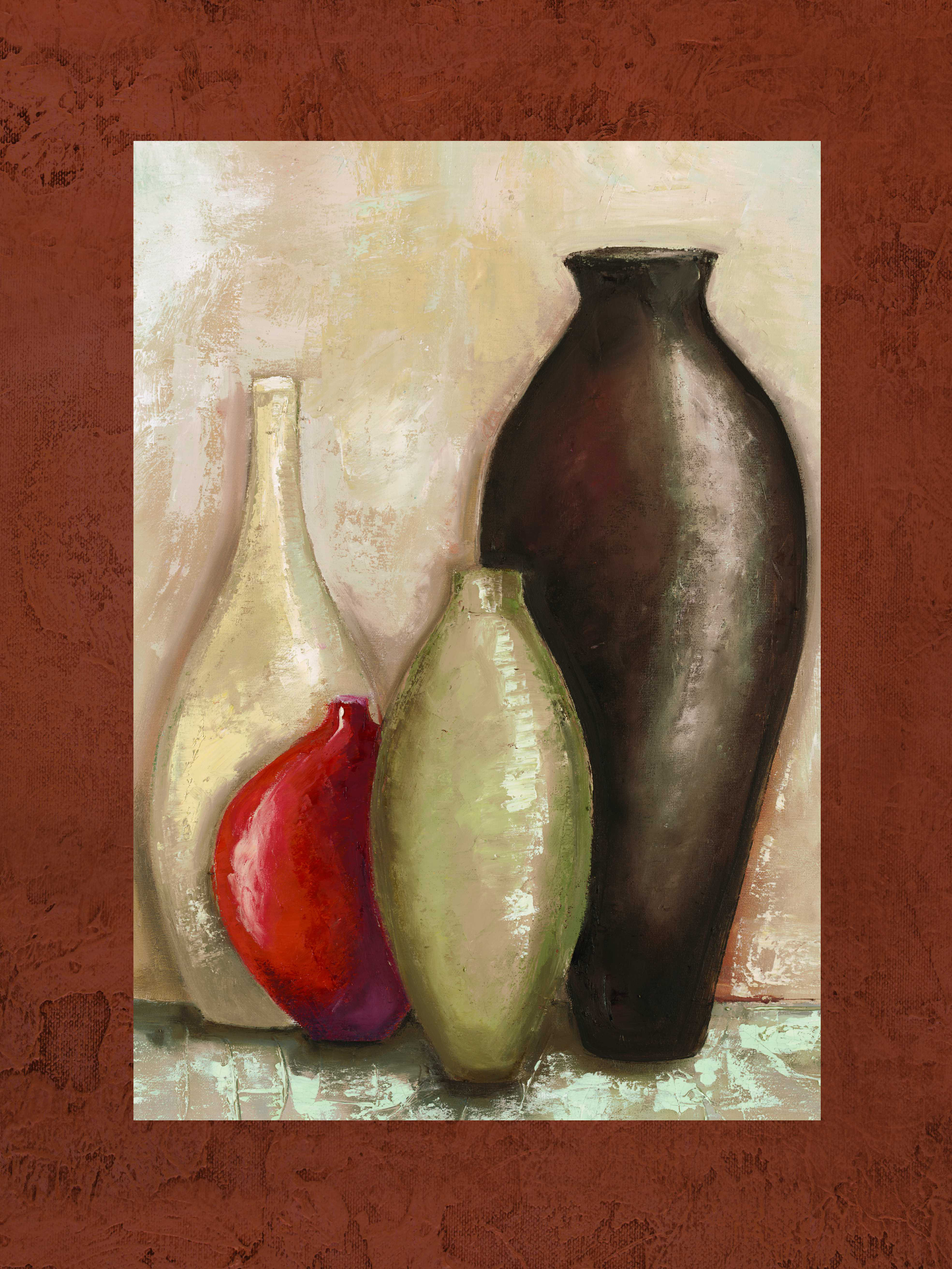 Winston Porter Stacked Pots 2 - Wrapped Canvas Print | Wayfair