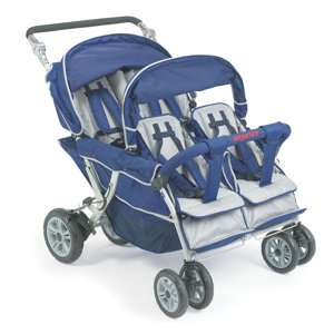 Angeles SureStop Folding Commercial BYE-BYE Stroller 4 Passenger ...