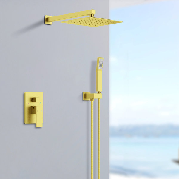 ACME Furniture Thermostatic Complete Shower System with Rough in-Valve ...