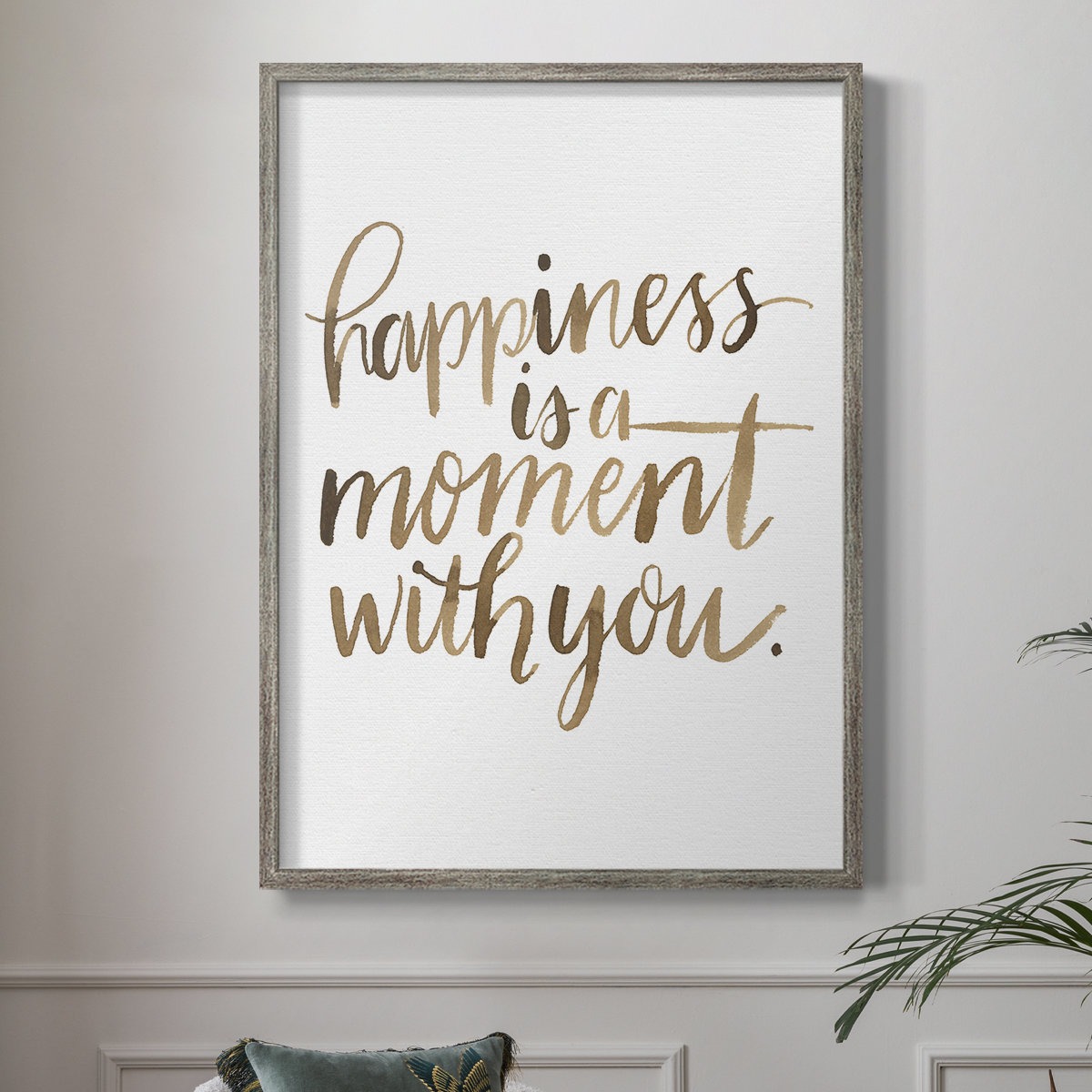 Lark Manor™ Loving You II Framed Print - Solid Wood | Wayfair