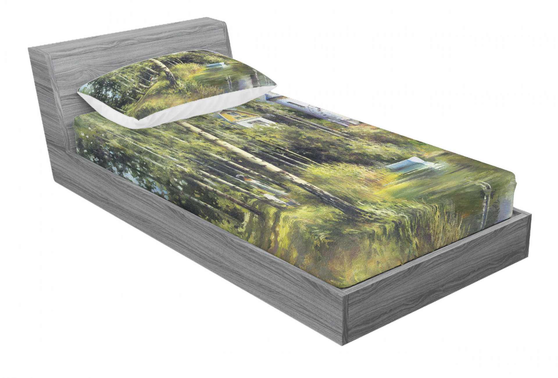 Ambesonne Nature Sheet Set | Wayfair