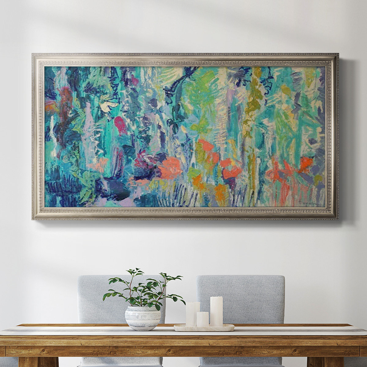 Ivy Bronx Dhimitra Downpour Butterflies - Single Picture Frame Print on ...