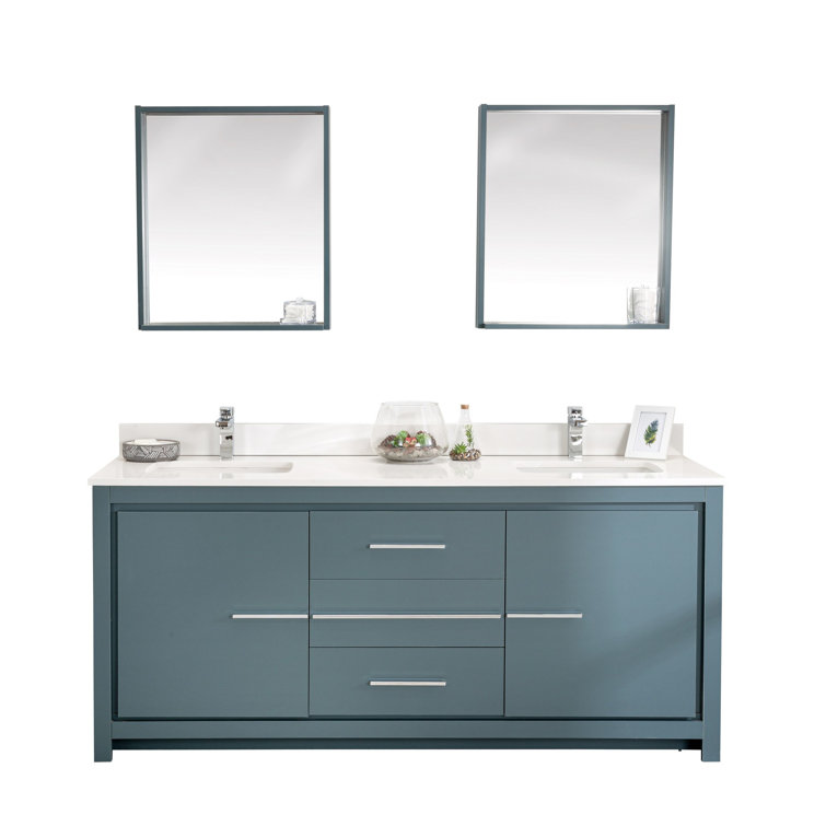Ebern Designs Kursty 1800mm Double Vanity | Wayfair.co.uk