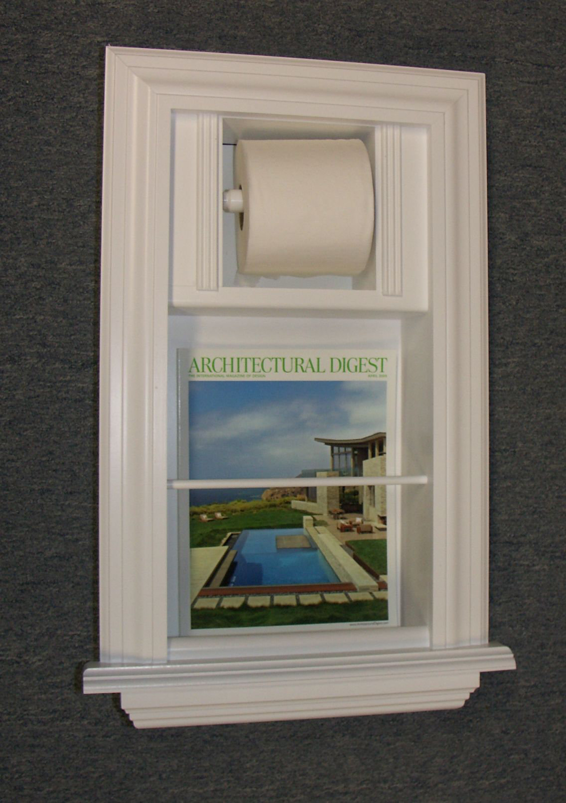 Timber Tree Cabinets Meridian Recessed Magazine Rack | Wayfair