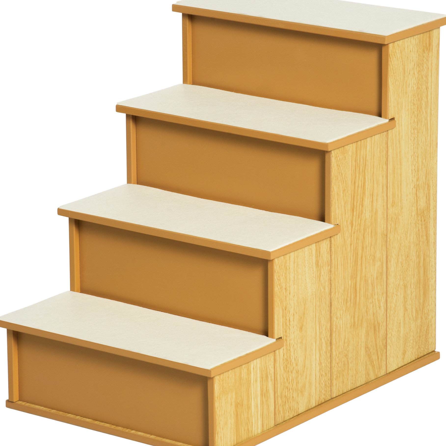 Tucker Murphy Pet™ Pet Stairs For Elderly Pets, Up To 22 Lbs, Natural ...