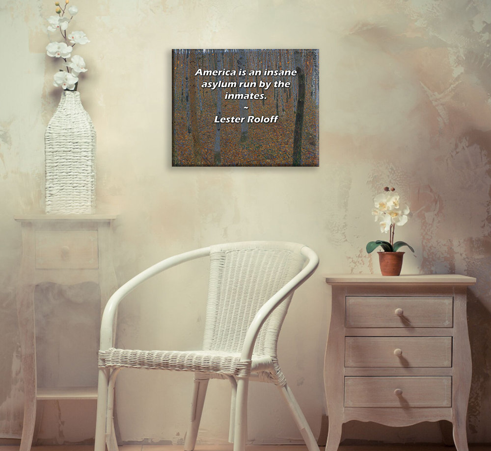 Fleur De Lis Living Artsy Quote By Lester Roloff Gallery Wrapped Canvas ...
