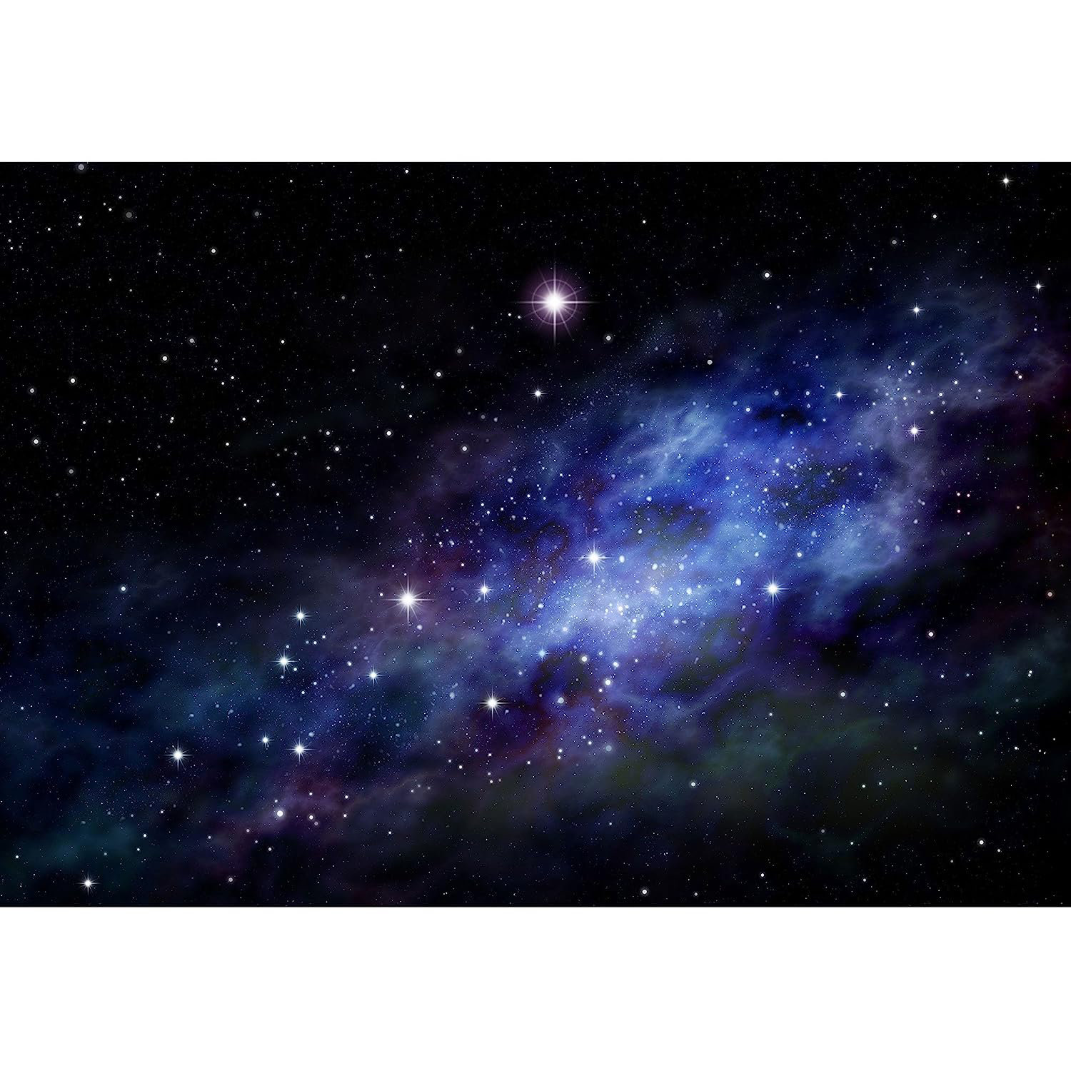 IDEA4WALL Planet In Outer Space Galaxy Imaginary of Deep Space and Star ...