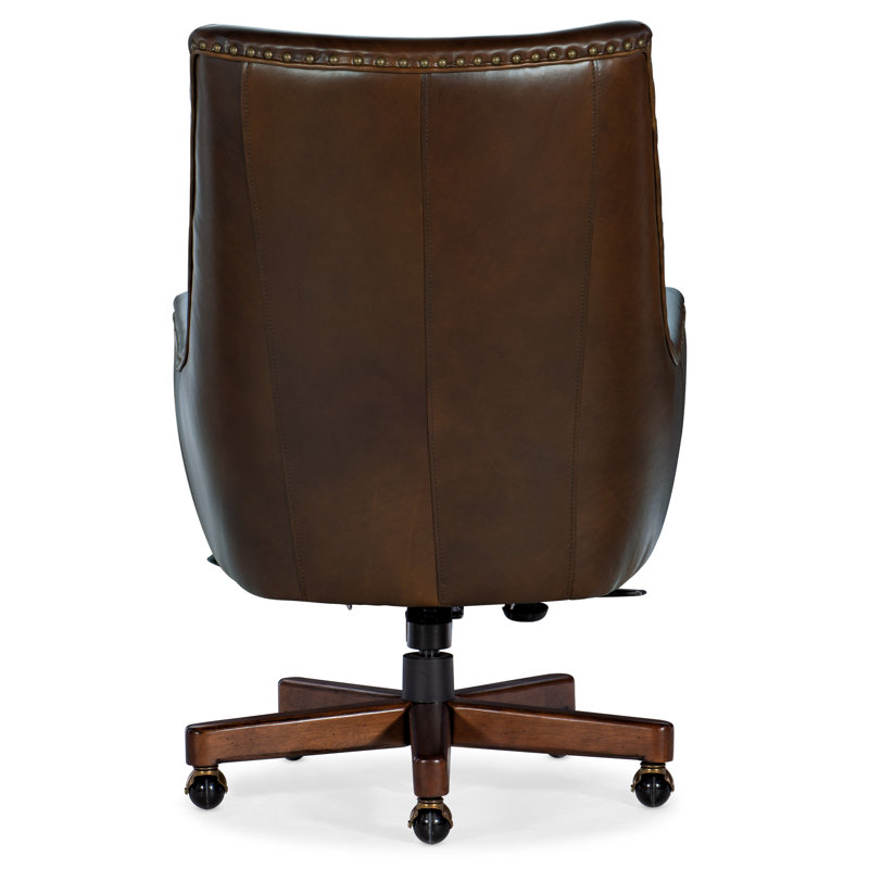 Hooker Furniture EC Leather Swivel Executive Chair | Perigold