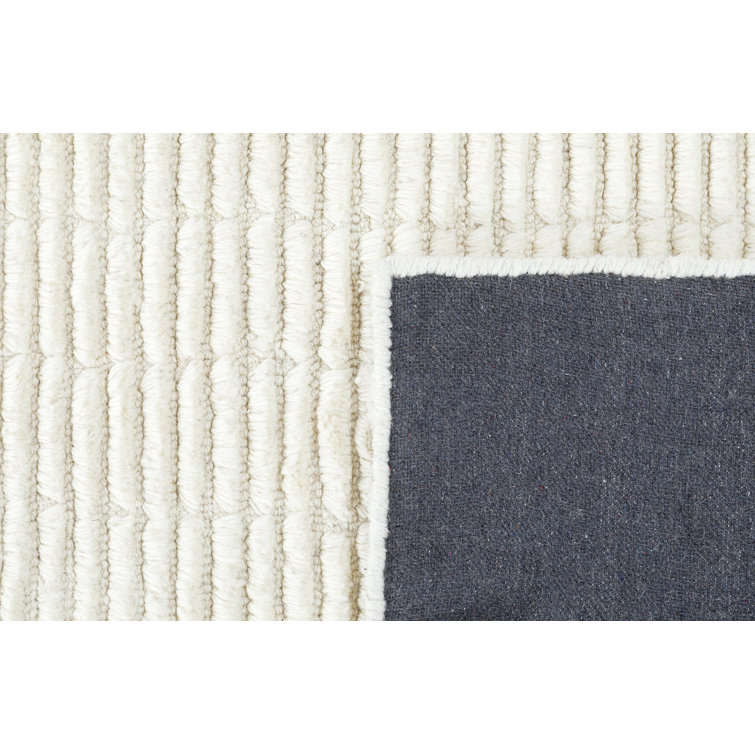 Debra Hand Tufted Wool Ivory Rug & Reviews | Joss & Main