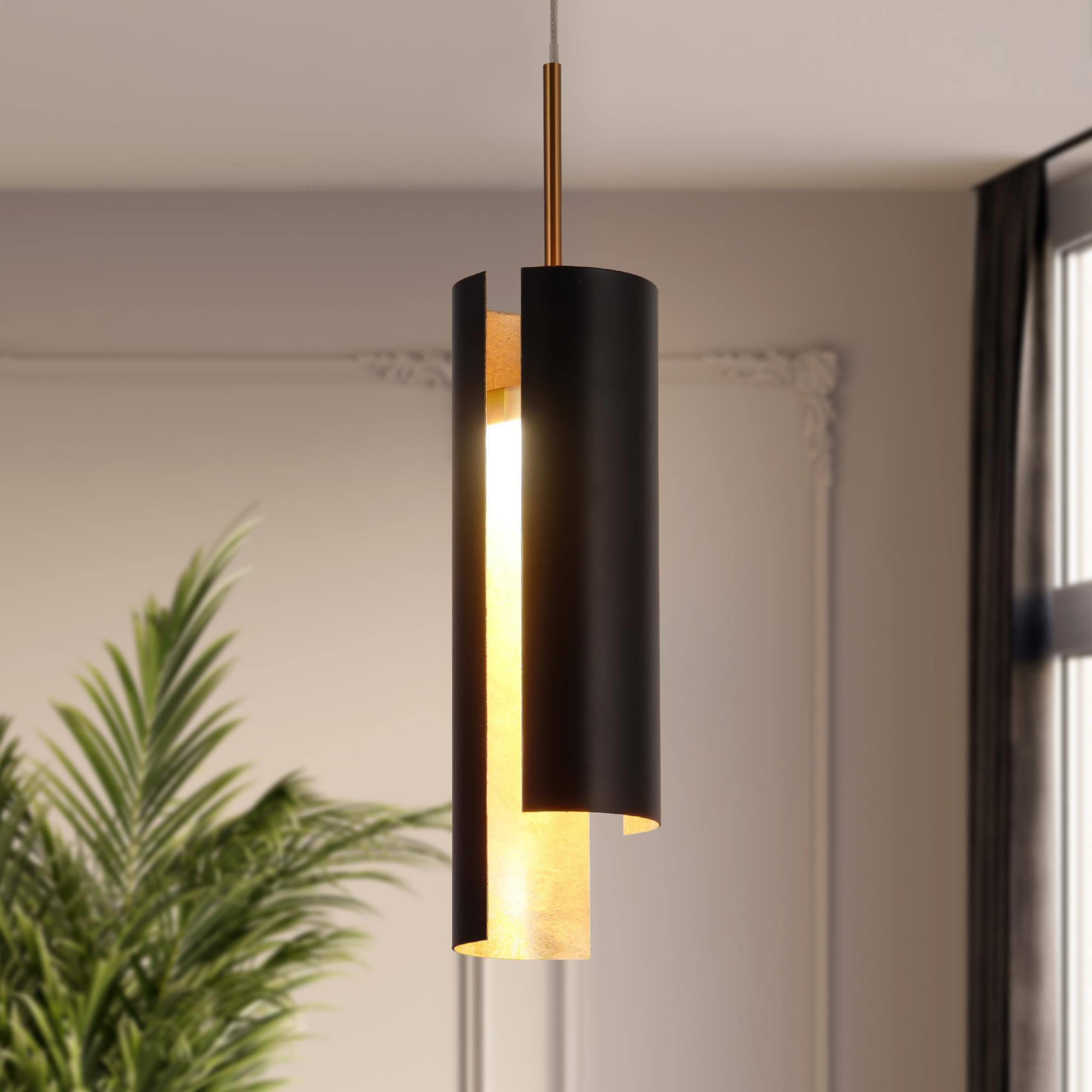 Mercer41 Kissey 1 - Light Single Cylinder LED Pendant | Wayfair