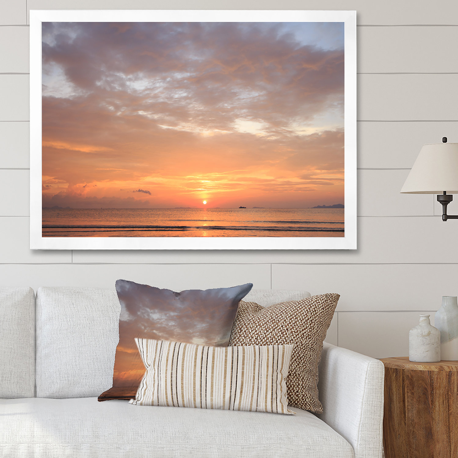 Highland Dunes Dramatic Panoramic Tropical Sunset VI - Nautical ...