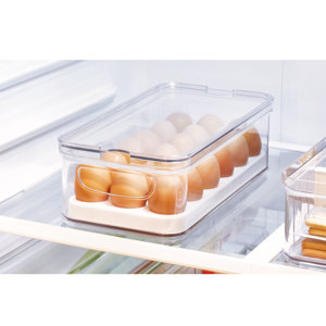 iDesign Crisp Stackable Refrigerator and Pantry Produce Food Storage ...