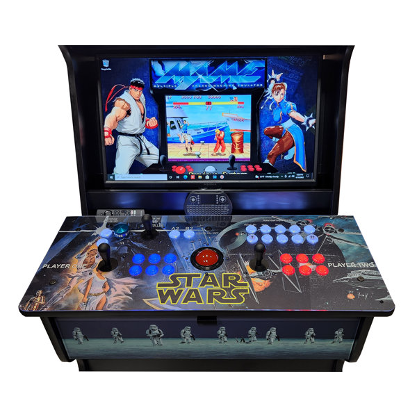 N2fun Mame/Hyperspin 4 Player Plug-in Full Size Arcade Machine with ...