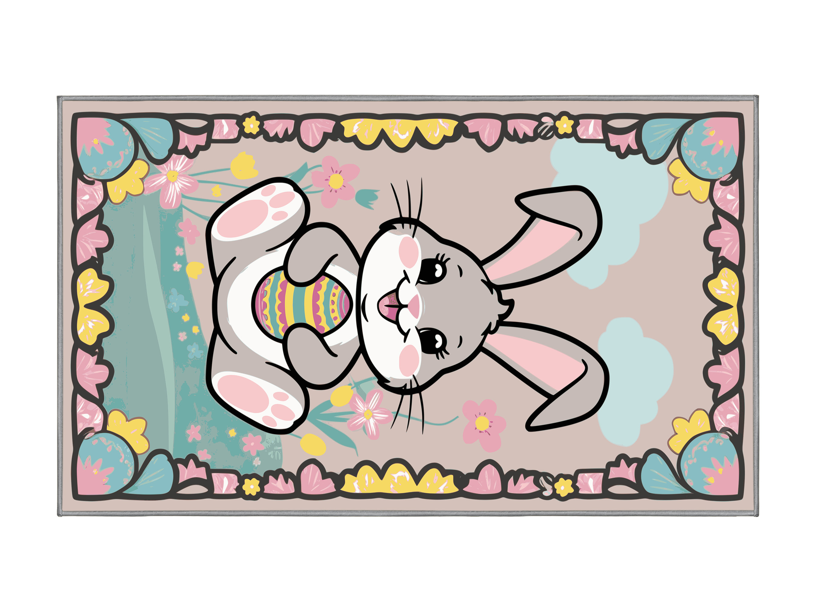 The Holiday Aisle® Easter Spring Holiday Rug | Wayfair
