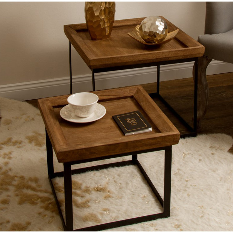 Latitude Run Tray Top Sled Nest Of Tables & Reviews | Wayfair.co.uk
