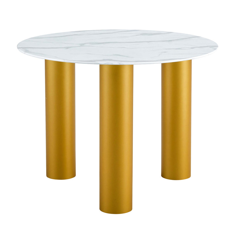 Ebern Designs Stickers Round Dining Table | Wayfair