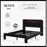 Latitude Run® Bed Frame Full Size, Wood Platform Bed Frame With Storage ...