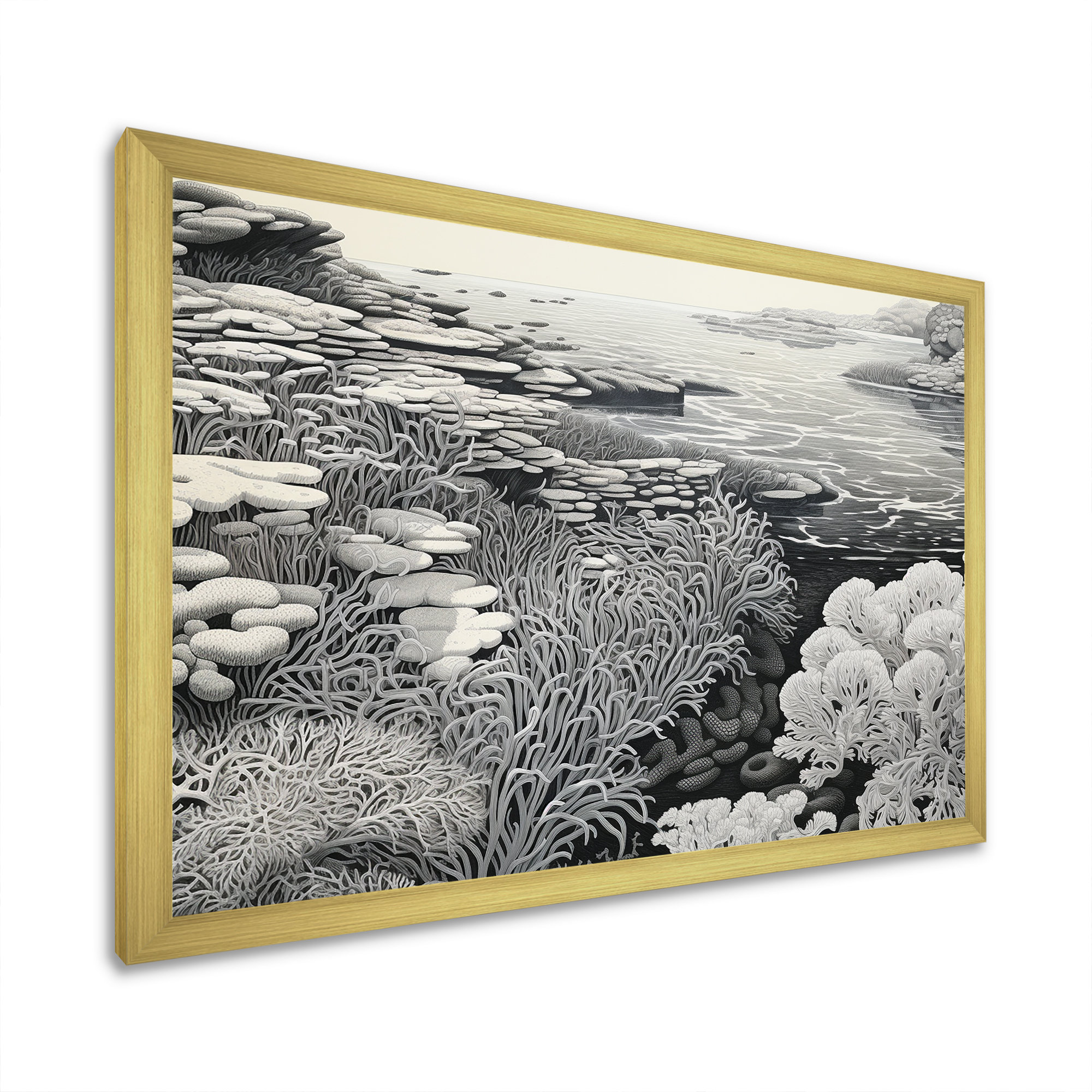 Highland Dunes Grey Marine Scenes - Beach & Ocean Wall Art Prints ...