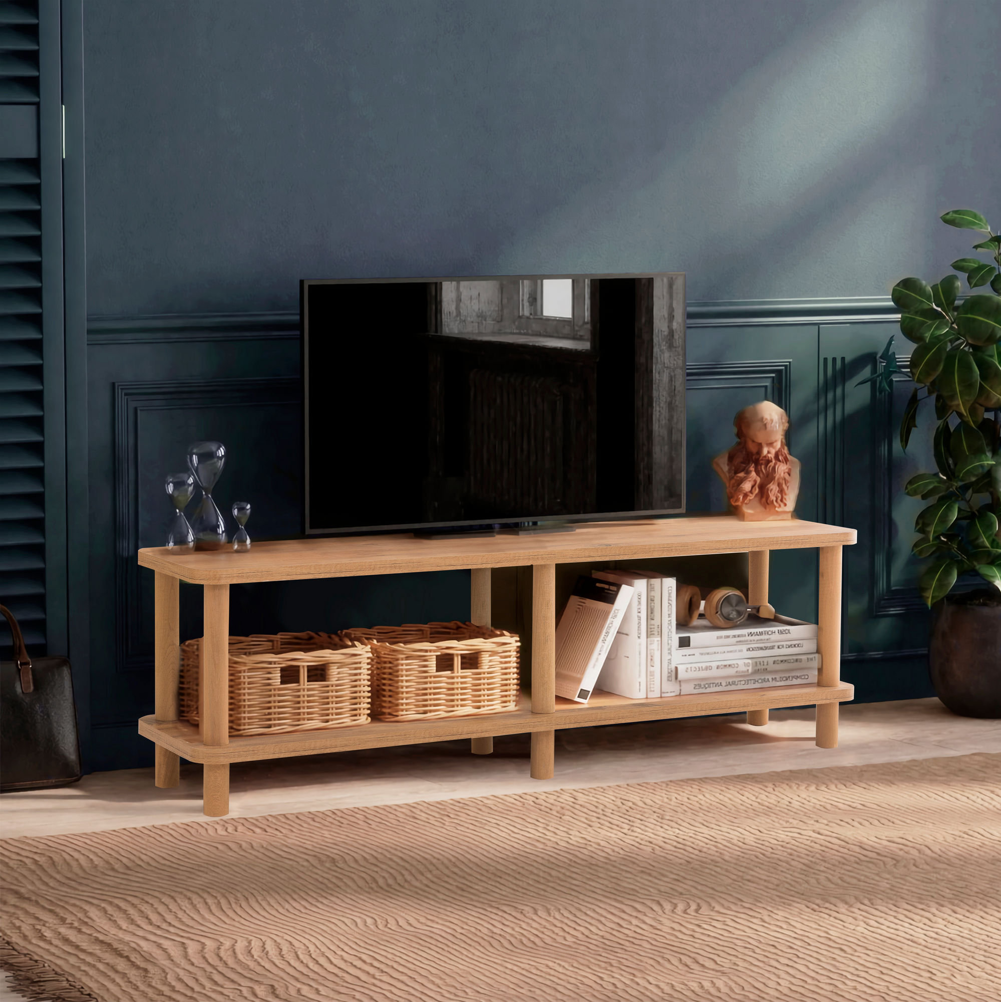 East Urban Home Edison TV Stand for TVs up to 60" | Wayfair