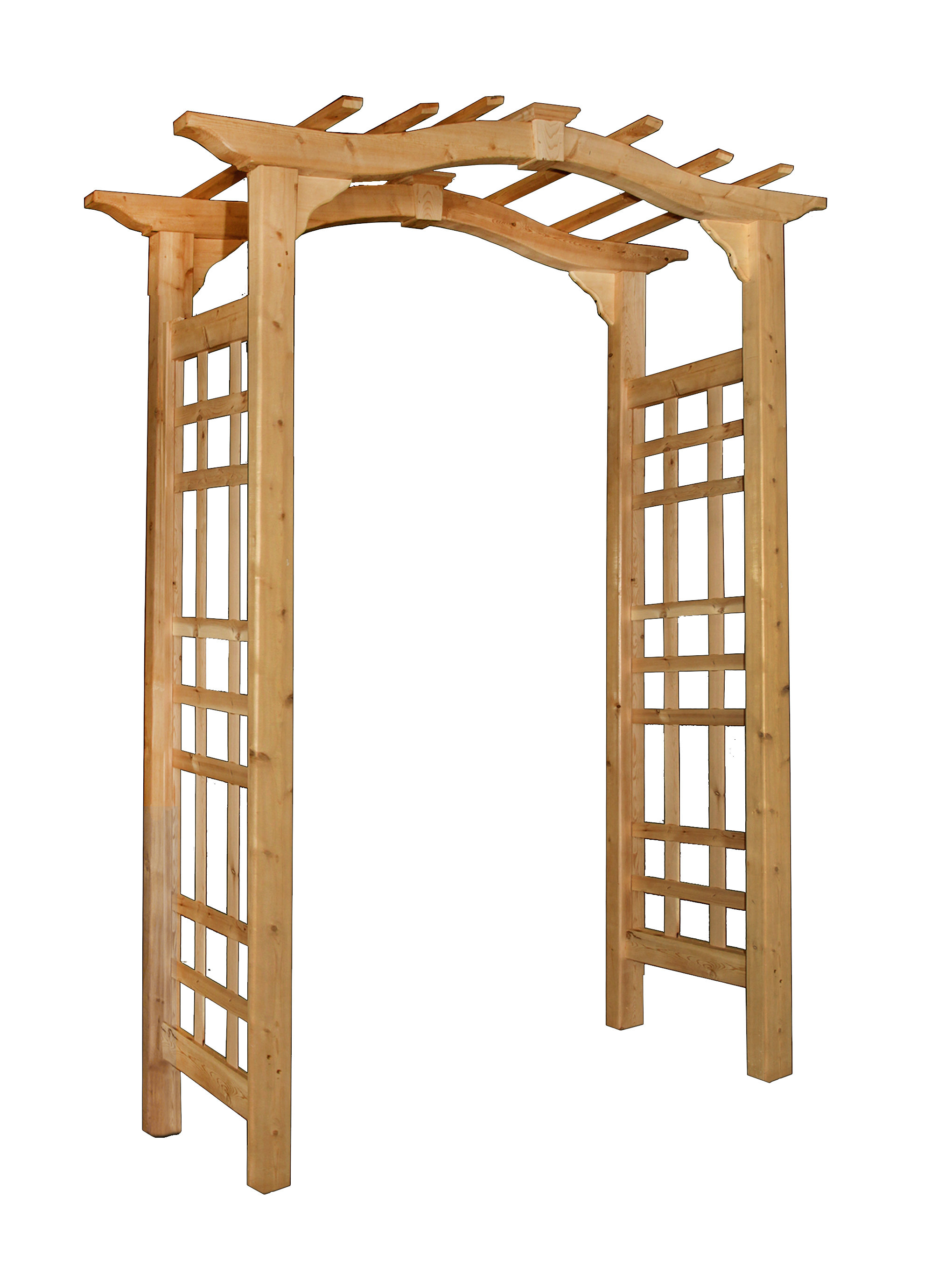 Vita 47" W x 18" D Wood Arbor & Reviews | Wayfair