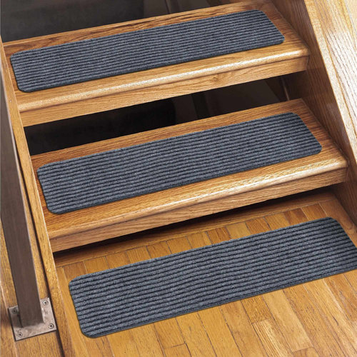 Non- Slip Backing Stair Tread Rugs You'll Love | Wayfair