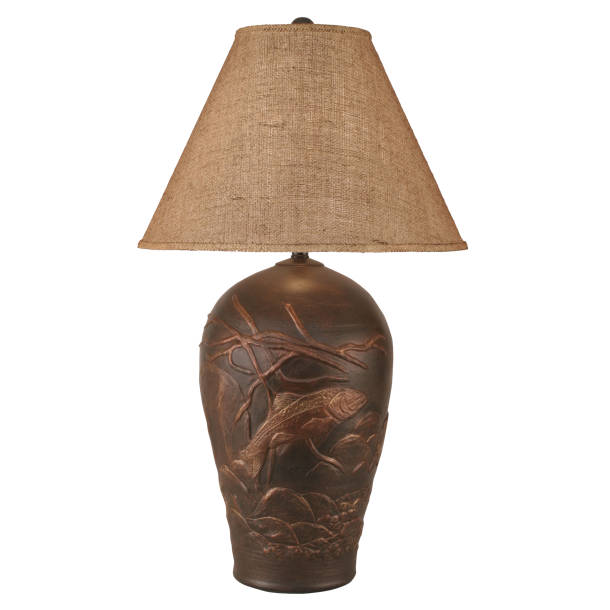 Union Rustic Cannonleague PLASTER Table Lamp & Reviews | Wayfair