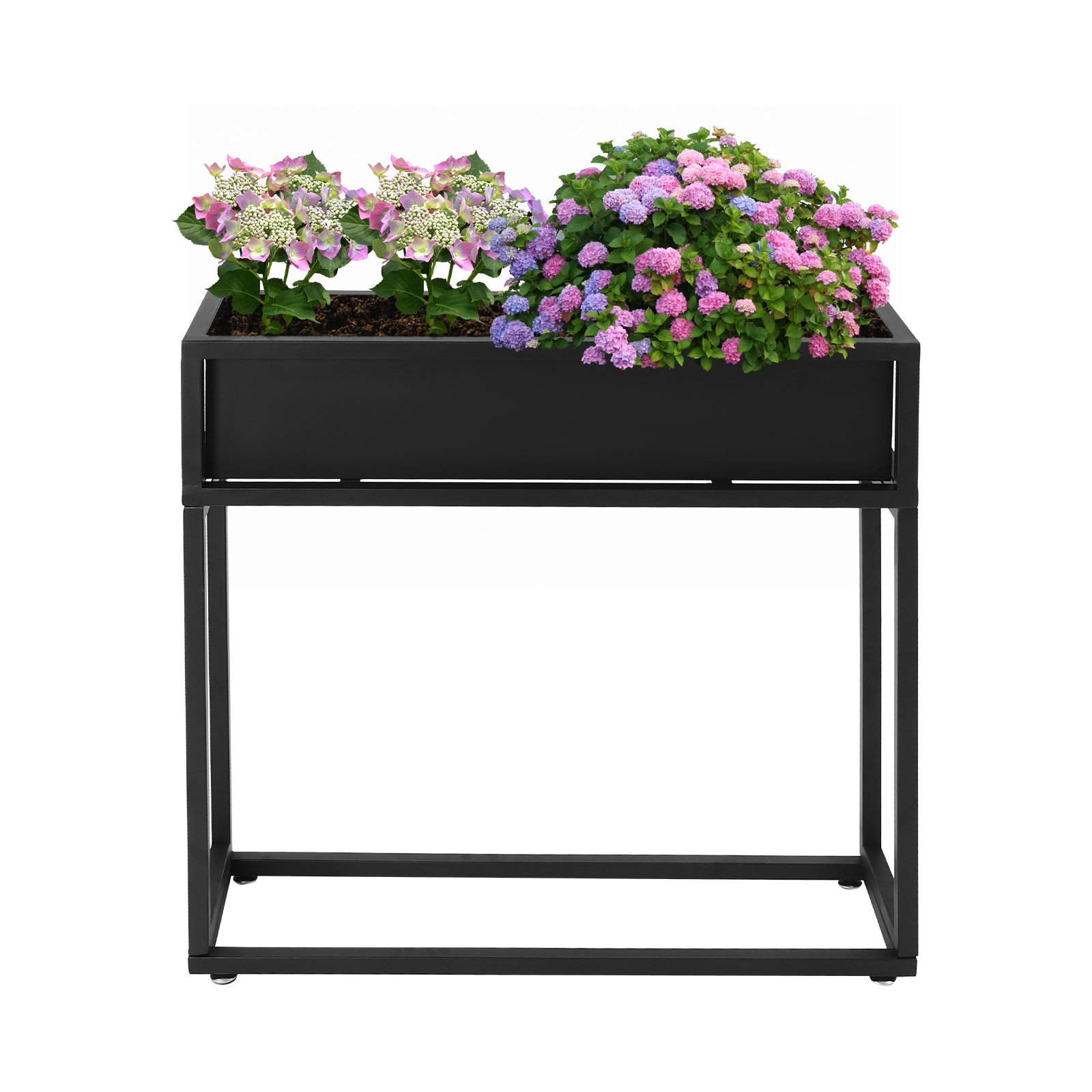Latitude Run® 28''W × 28''H Tall Rectangular Planter Box Garden Bed ...