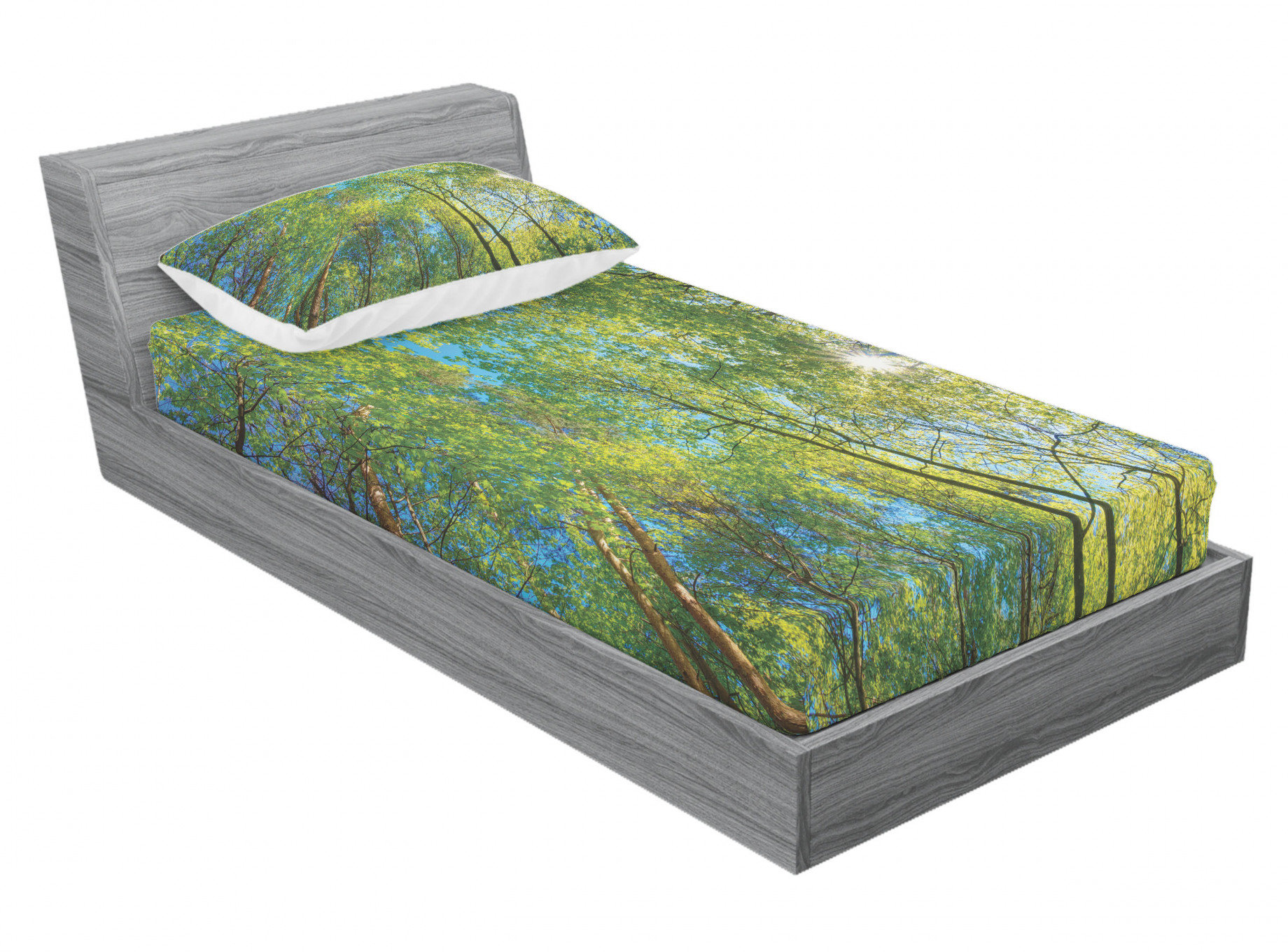 Ambesonne Forest Sheet Set | Wayfair