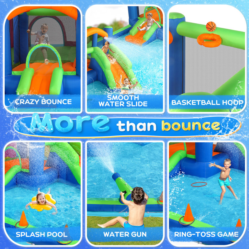 Winado Inflatable Water Slide Bounce House | Wayfair