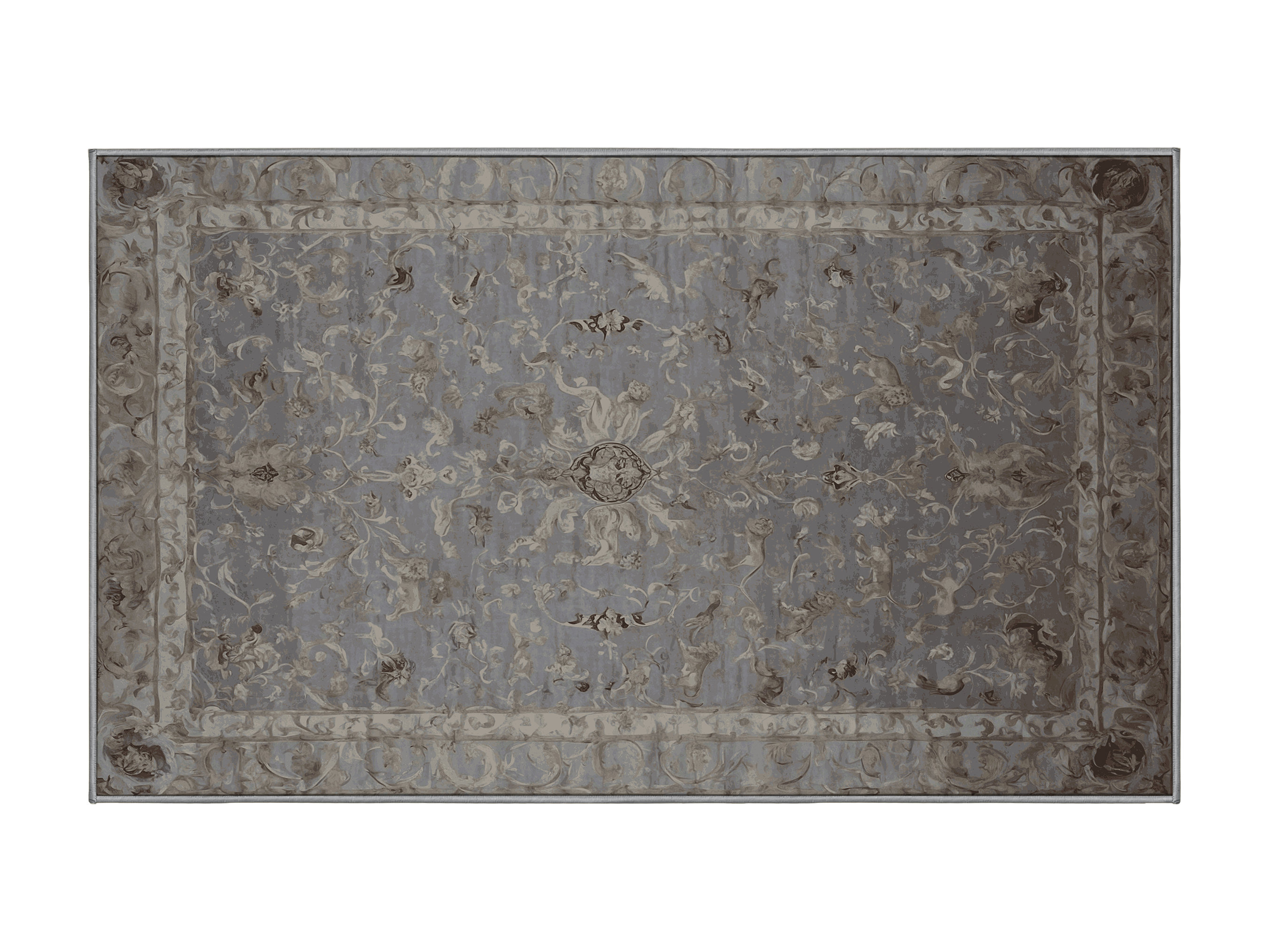 Alcott Hill Silky Soft Plush Grey Area Rug - Wayfair Canada
