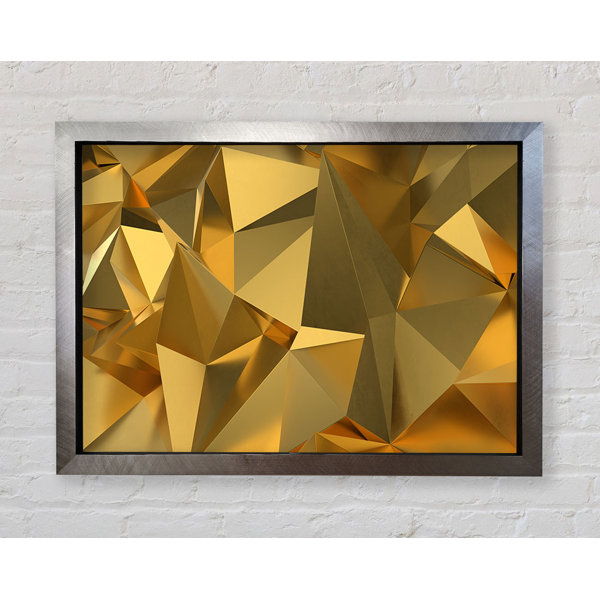 Bright Star Silver Triangles Closeup - Single Picture Frame Art Prints ...