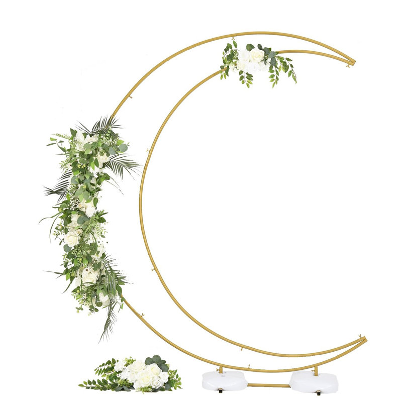 IFBECT 6.9ft Balloon Moon Arch Stand Curved | Wayfair