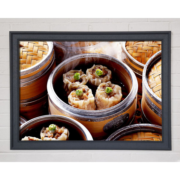 Ebern Designs Steaming Dimsum - Single Picture Frame Art Prints ...