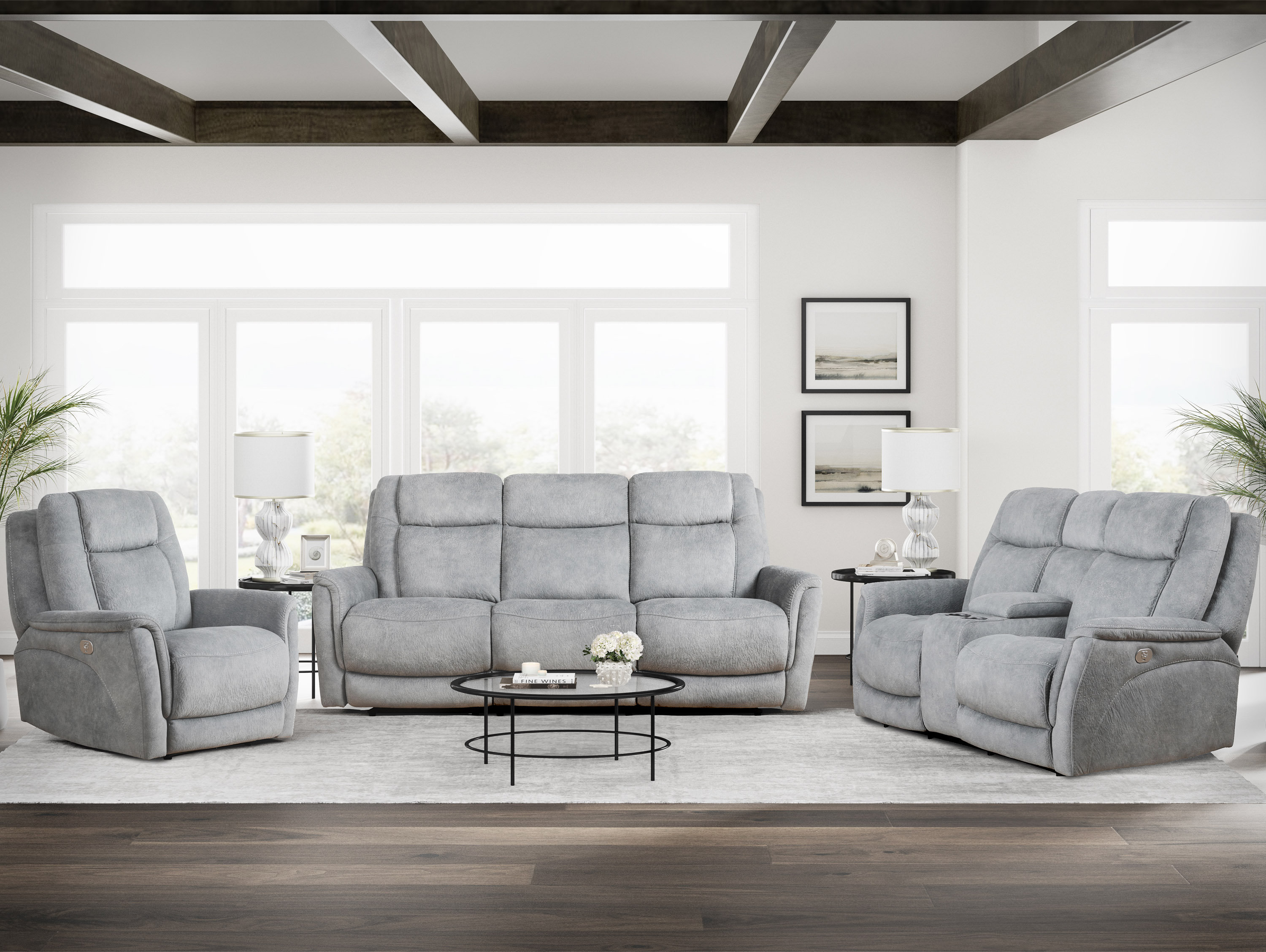 Wade Logan® Blynn 3 Piece Reclining Living Room Set | Wayfair