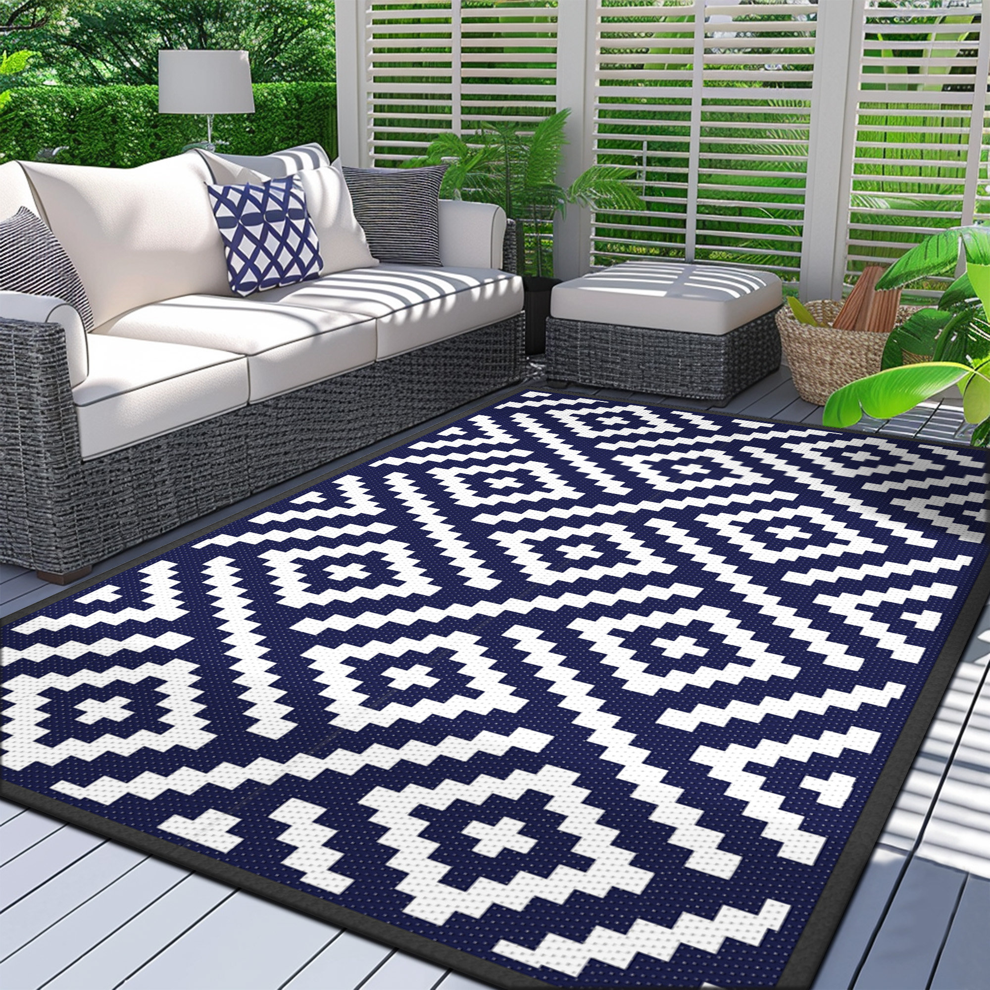 Union Rustic Rectangle Laki Area Rug | Wayfair