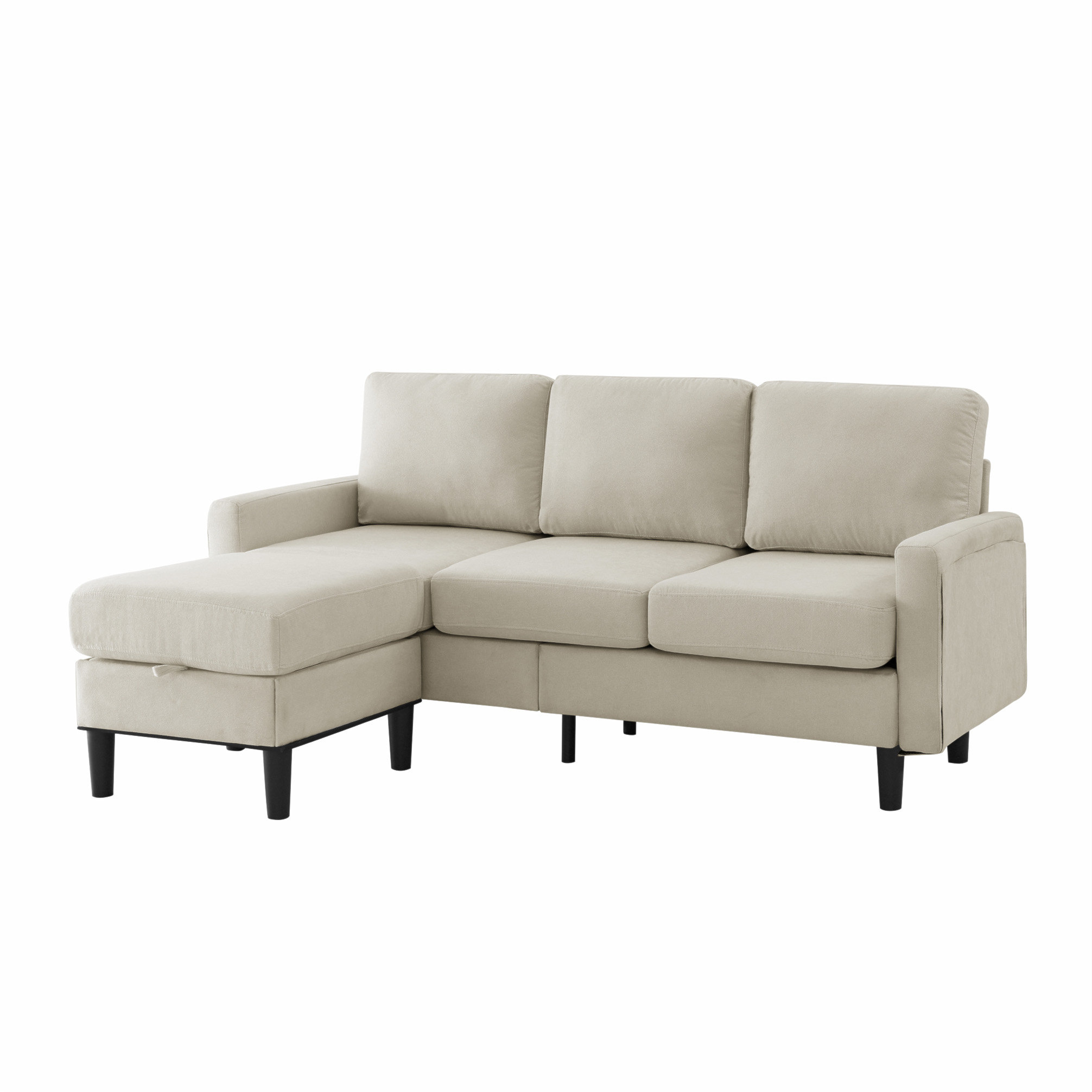 Latitude Run® Upholstered Sectional Sofa Couch, L Shaped Couch With ...