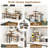 Belfry Kitchen Spice Racks,Kitchen Counter Corner Shelf,4 Side Hooks ...