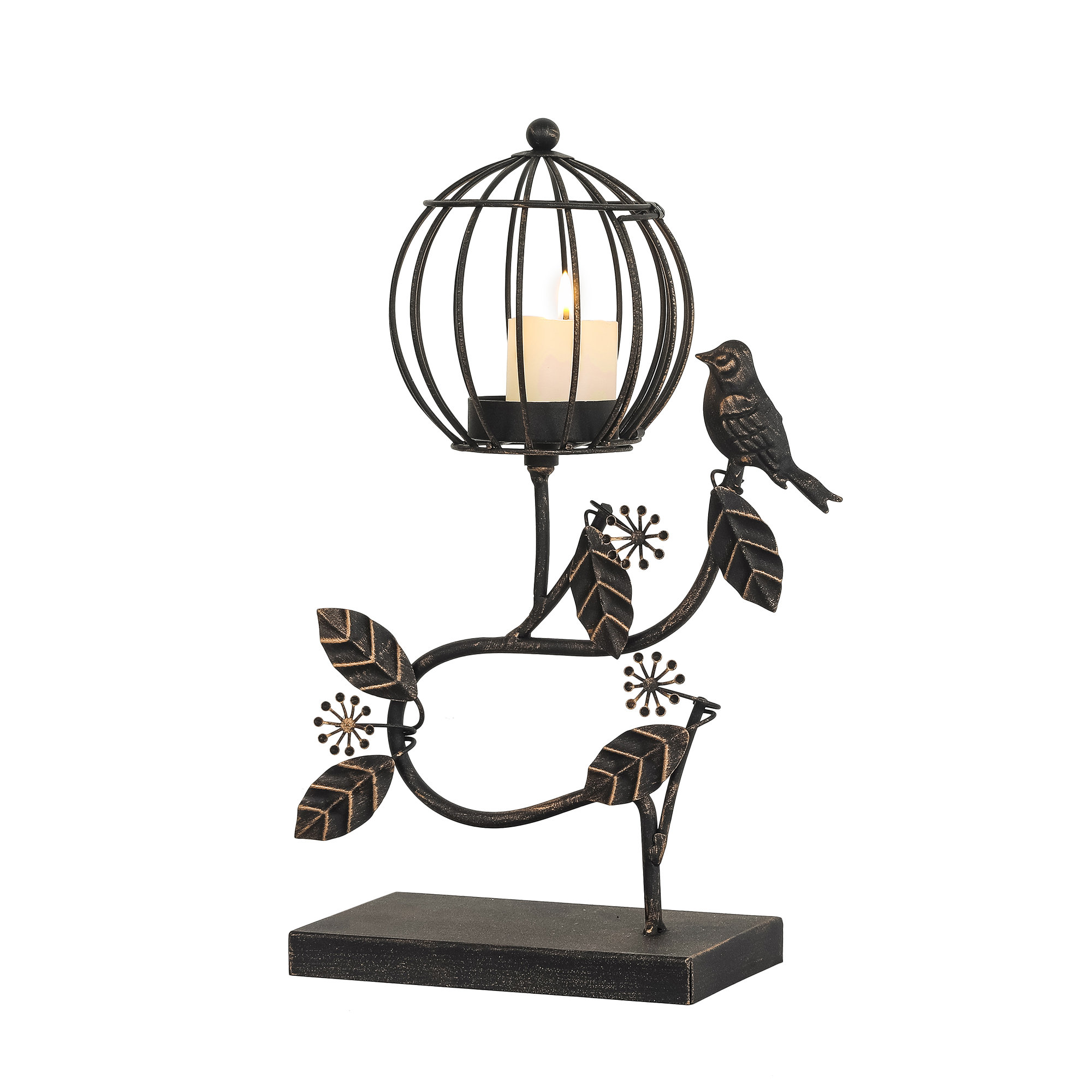 Red Barrel Studio® 11.61" Metal Tabletop Lantern & Reviews | Wayfair