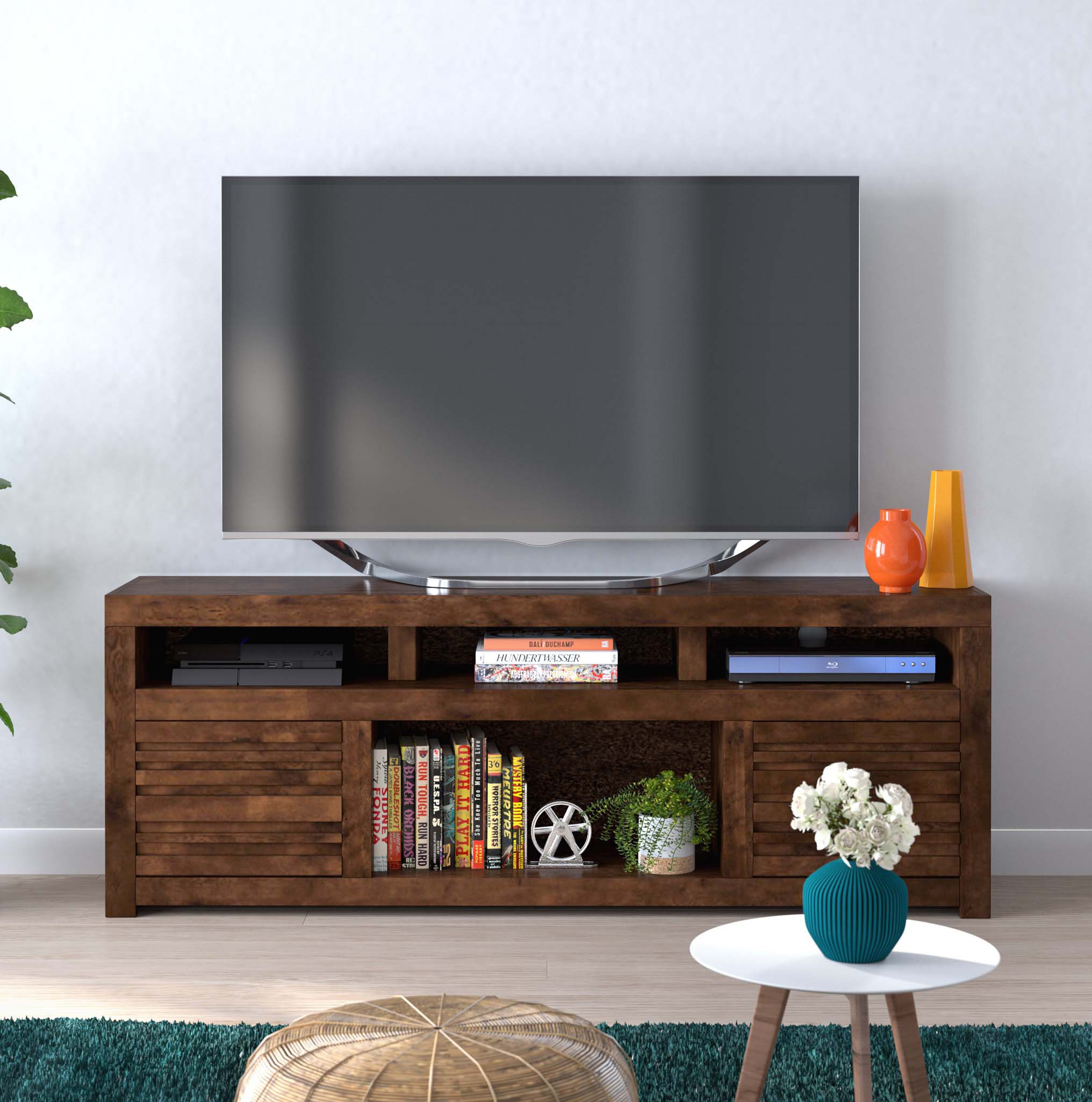 Red Barrel Studio® 72 inch TV Stand Console for TVs up to 85 inches, No ...