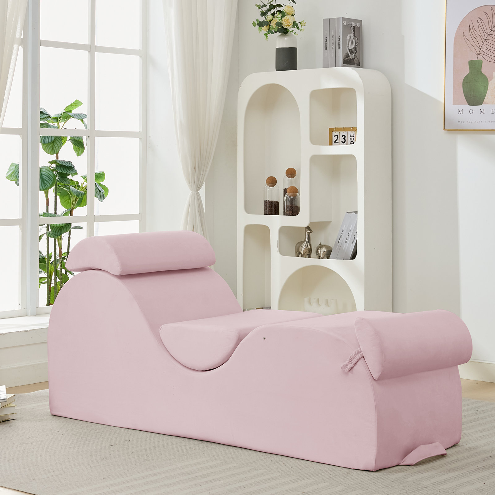 Wrought Studio™ Chaise Lounge Chair For Yoga, Chaise Lounge With ...